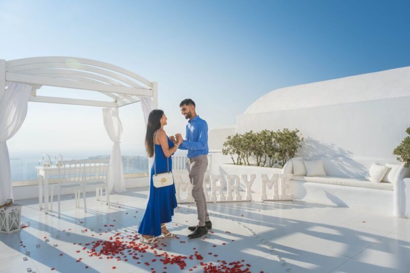 Proposal Photoshoot Santorini - The Value and Practicalities