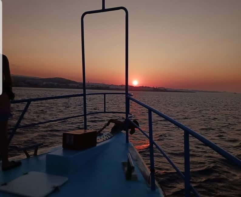 Protaras Blue Lagoon Sunset Tour with Pizza & Champagne - Key Points