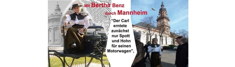 Public tour with Bertha Benz through the city of inventors, costume tour - What You Get for the Price  