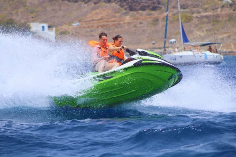 Puerto Colón: Yamaha Jet Ski Tour Along Tenerife's Coast - Key Points