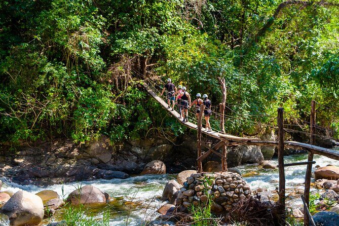 Puerto Vallarta Canopy Tour: Zip-lines and mule ride at the Sierra - Walking and River Dip