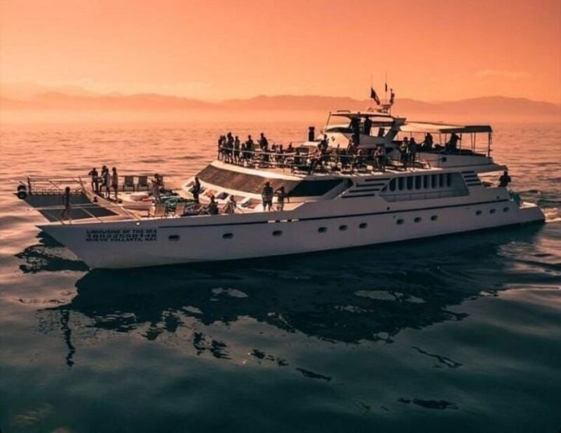 Puerto Vallarta: Mega Yacht Whale Watching Sunset Cruise - Key Points