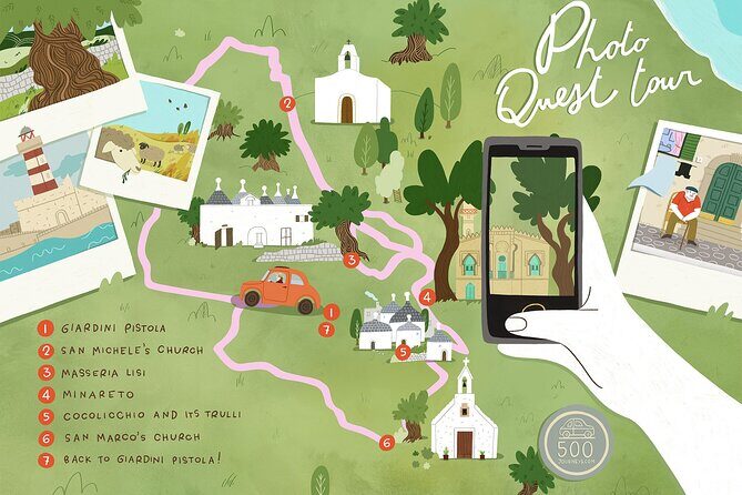 Puglia on a vintage Fiat 500 : Photo Quest Tour - The Sum Up