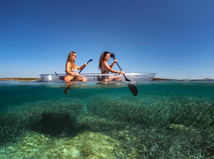 Pula: Clear Kayak Tour to Canyon, Island Cliffs & small Cave - A Closer Look at the Experience