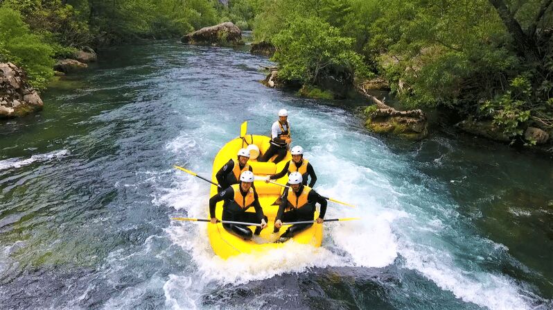 Rafting on the Cetina river - Key Points