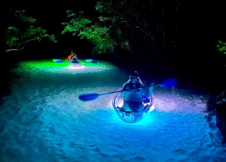 Rainbow Springs: Clear Kayak Sunset & Glow Tour - The Experience of the Glow Lights