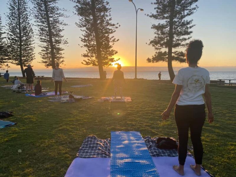 Redcliffe: Beach Yoga Class at Suttons Beach - An Authentic Beach Yoga Experience in Redcliffe