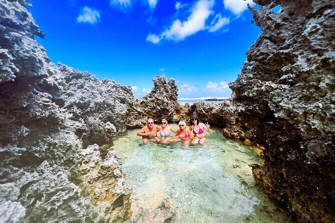 REEF ISLAND | private island | pink sand | natural swimming pools - Key Points