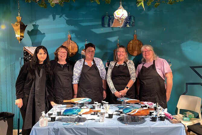 Resin Art Classes Melbourne: Cheeseboards & Coasters - The Sum Up