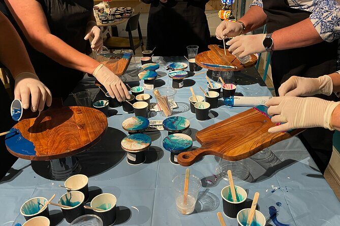 Resin Art Classes Sydney: Cheeseboards & Coasters - The Value of the Experience