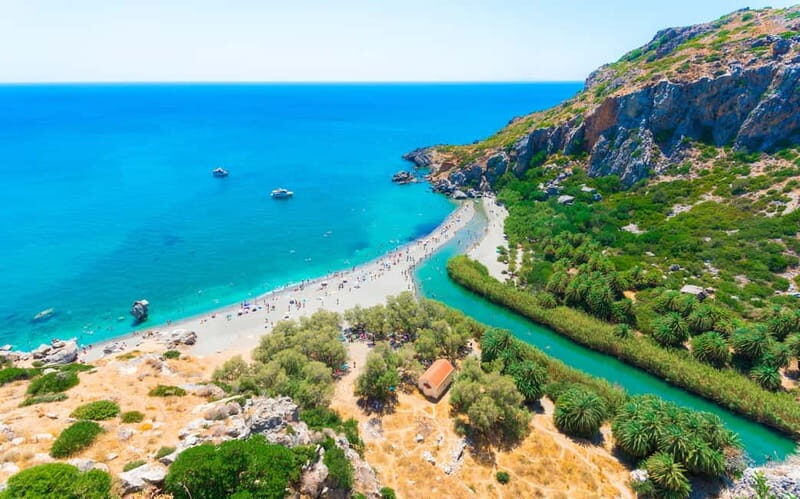 Rethymno/Chania: Preveli Beach and Kourtaliotiko Gorge Tour - Key Points