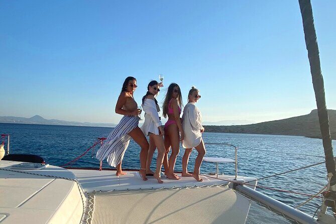 Rethymno: Sunset Catamaran Trip - Sushi & Open Bar - Key Points