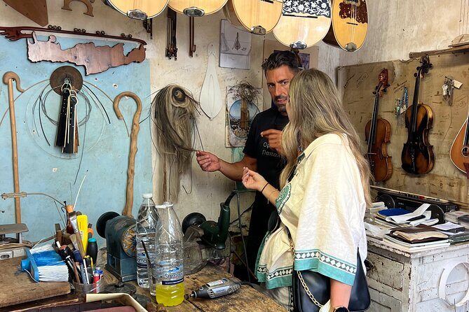 Rethymno Traditional Arts & Workshops Tour - Stop 1: Woodworking at Platia Mitropoleos