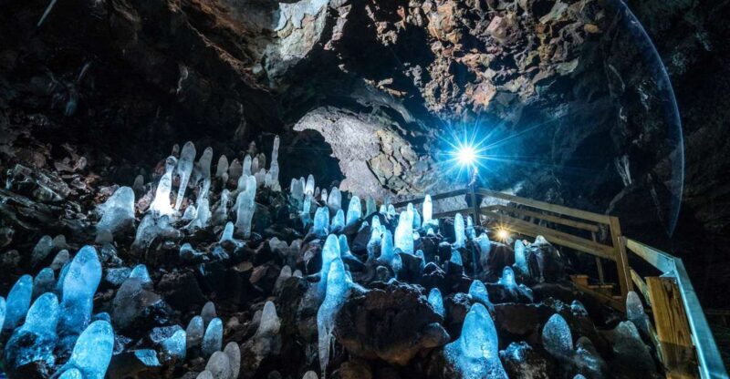 Reykjavik: Lava Cave, Hot Springs, Horses & Waterfalls Tour - Exploring the Icelandic West: Lava Cave, Hot Springs, Horses & Waterfalls Tour