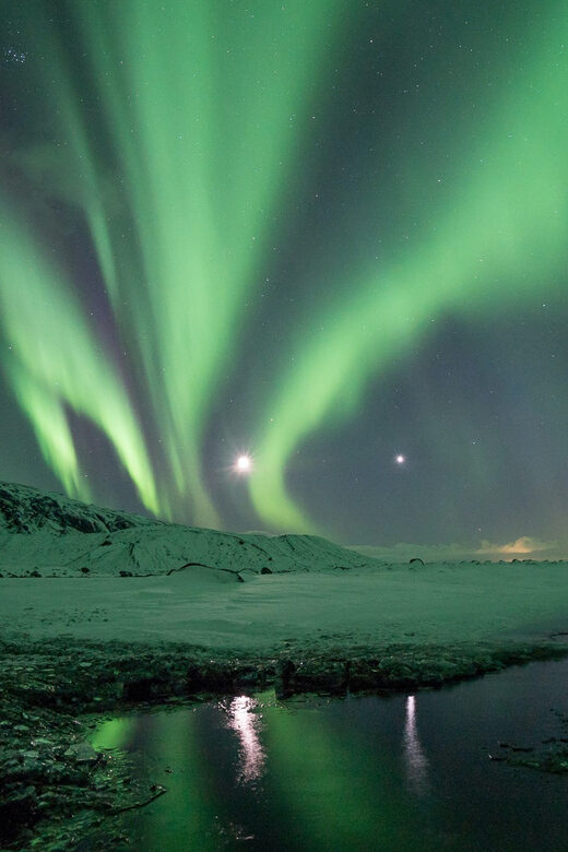 Reykjavik: Northern Lights with Icelandic Treats - Key Points