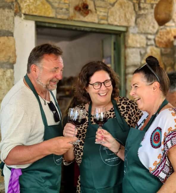 Rhodes: 1952 Farmhouse Cooking & Lunch with Unlimited Wine - Guides and Atmosphere