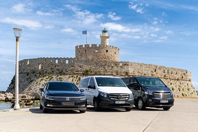 Rhodes Airport Transfer to Rhodes Town city or Faliraki (ONE WAY - Key Points