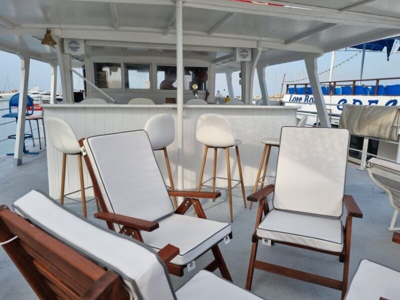 Rhodes: Bay to Bay Swim Cruise with Greek Buffet and Wine - The Atmosphere and Crew