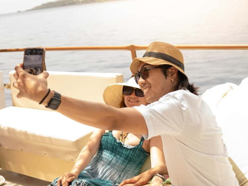 Rhodes: Beach Gem Exploration Cruise with Lunch & Transfer - Greek Buffet and Unlimited Drinks