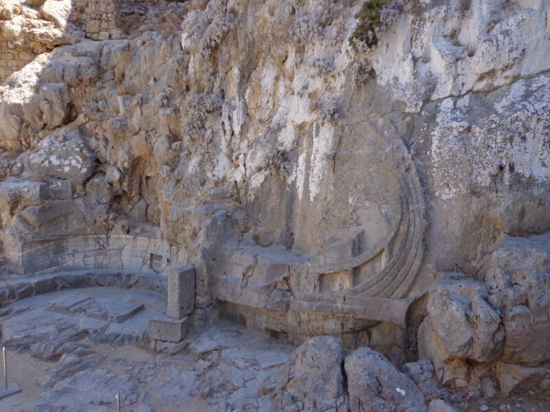 Rhodes: Boat trip to Lindos with Swimming Stops - Key Points