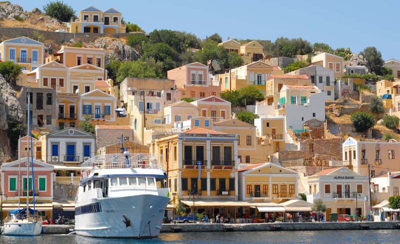 Rhodes: Boat trip to Symi island with swimming at St. George - Key Points