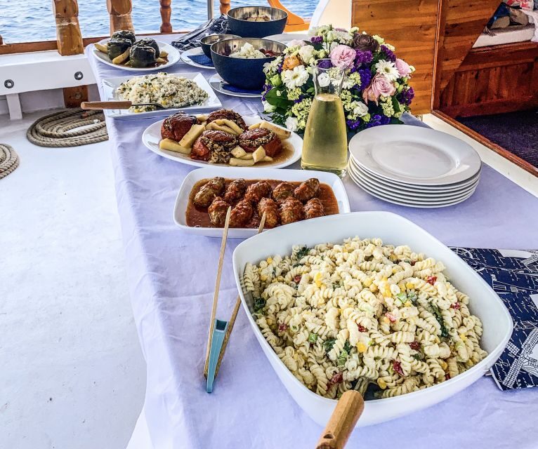 Rhodes: Cruise with 3 Stops, Lunch and Unlimited Drinks - An Overview of the Experience