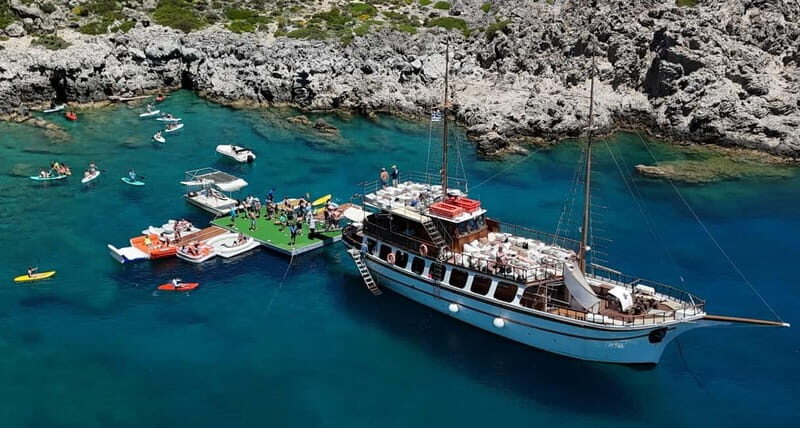 Rhodes: Gulet Trip with Food, Drinks, SUP, Kayak & Swimming - Water Sports and Activity Equipment