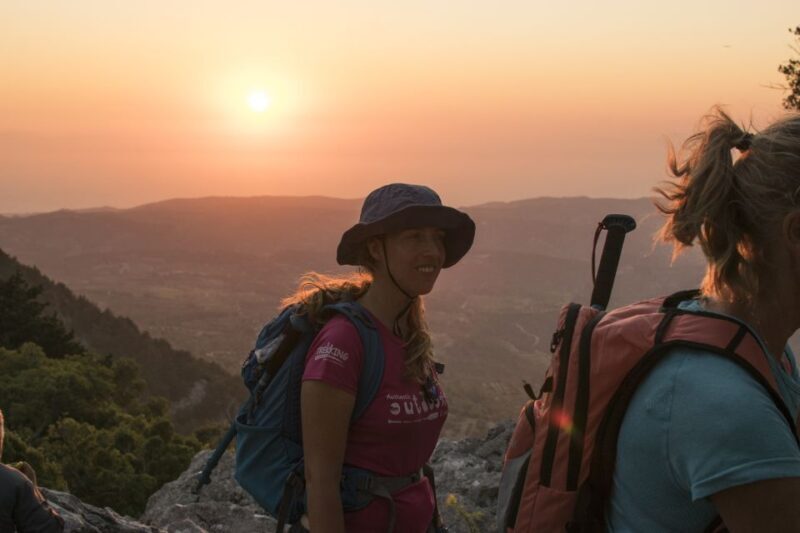 Rhodes: Profitis Ilias Guided Sunset Hike - Detailed Breakdown of the Itinerary