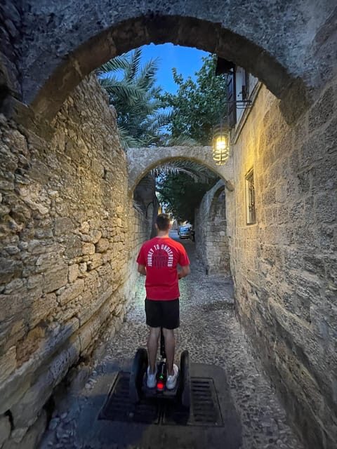 Rhodes: Rhodes by night Segway route - Key Points