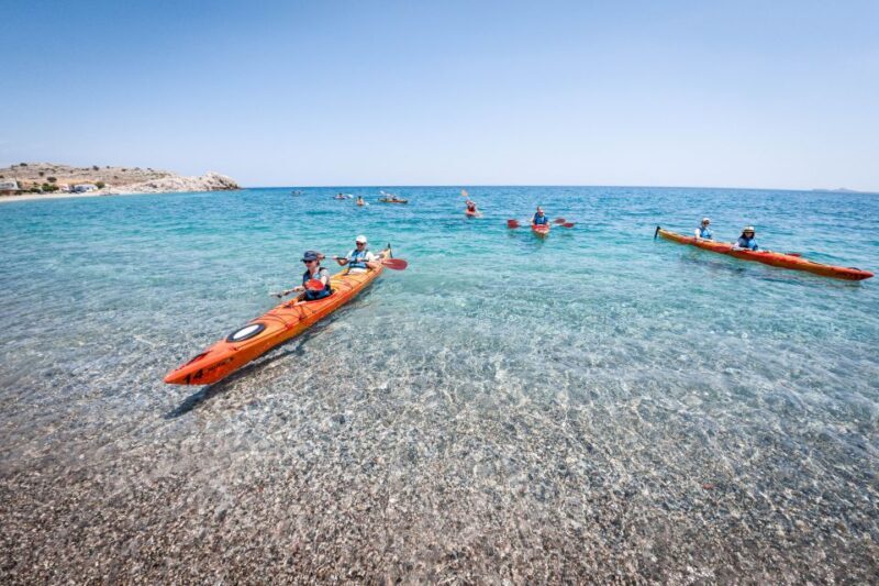 Rhodes: Sea Kayak Adventure to the Red Sand Beach - An Authentic Coastal Adventure