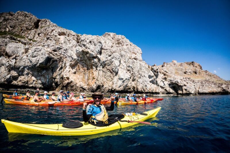 Rhodes: Sea Kayak Adventure to the Red Sand Beach - The Return Journey and Additional Stops