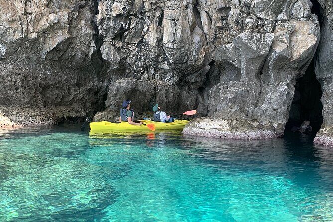 Rhodes Sea Kayaking Adventure small groups incl.Transfer & snack - Key Points