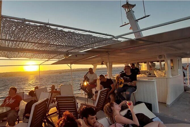 Rhodes Sunset Cruise - Swim and Dine w/ Live Music & Sunset! - Key Points