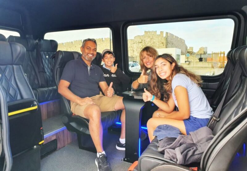 Rhodes Town and Lindos: Private Minibus Tour - Key Points