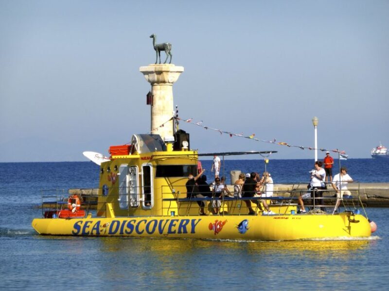 Rhodes Town: Yellow Submarine Cruise with Underwater Views - Introduction to the Yellow Submarine Experience
