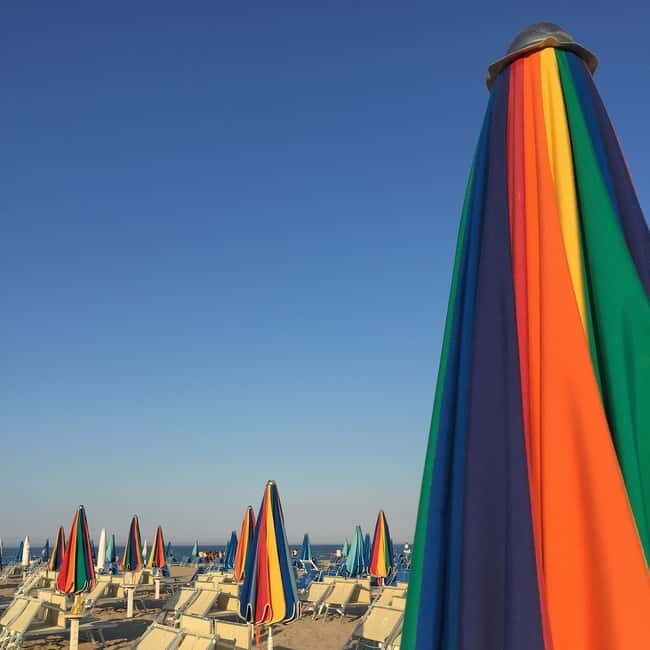 Riccione: 71 Beach with umbrella, sunbed & aperitif - The Value of the Price Point