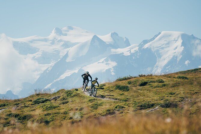 Ride at altitude above Chamonix on an electric mountain bike - Key Points