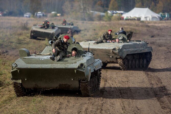 Ride in a BMP tank and military garage tour Prague - The Itinerary Breakdown
