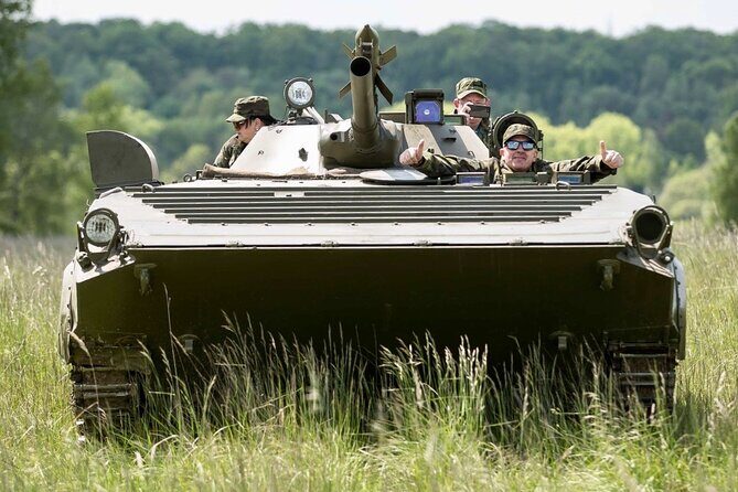 Ride in a BMP tank and military garage tour Prague - The Value of the Tour