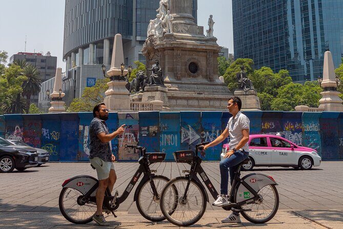 Riding a bike in Reforma & Chapultepec - Key Points  