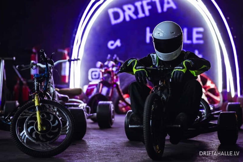 Riga | Drifta Halle: Extreme 20 minute ride on a drift trike - What to Expect from Your Drift Trike Experience