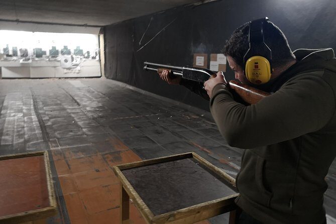 Riga Gun Range: shooting with Winchester, Glock17, & Kalashnikov - Who Might Want to Consider Alternatives?