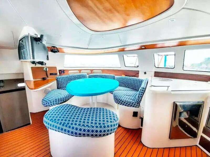 Riviera Maya: Private Catamaran Sailing for 42 Guests - Relaxing at North Beach