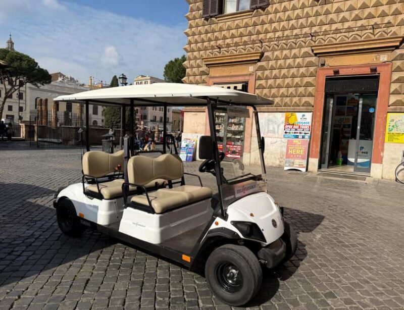 Roma: Golf Cart Night Pick up Tour - Key Points