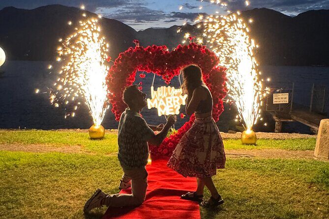 Romantic Marriage Proposal Experience in Lake Garda - The Role of the Proposal Planner and Organizers