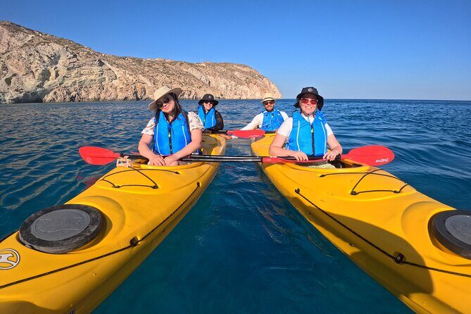 Romantic Sunset Kayaking Tour in Papafragas Cave, Milos - FAQs