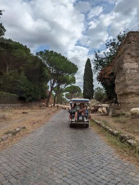 Rome: Appian Way & Catacombs Golf Cart Shared Tour - Authentic Guest Experiences