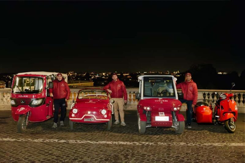 Rome: City Golf Cart at Night Tour - Key Points