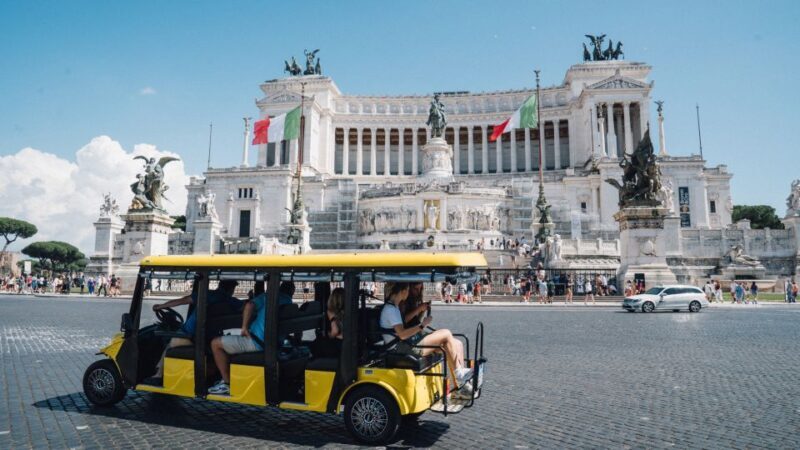 Rome: City Highlights Golf Cart Tour with Local Guide - Key Points