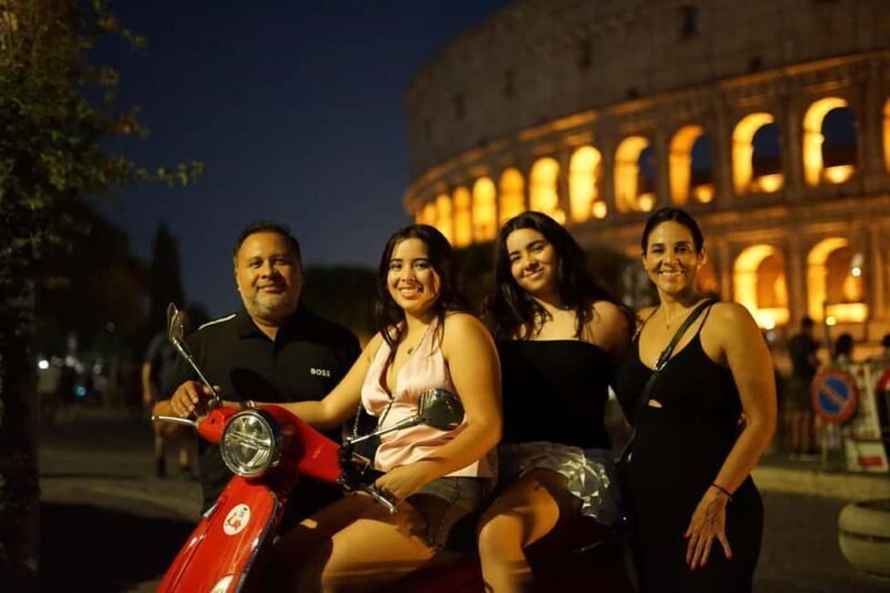 Rome: City Highlights Nighttime Vespa Photoshoot Jouney - An Introduction to the Nighttime Vespa Tour